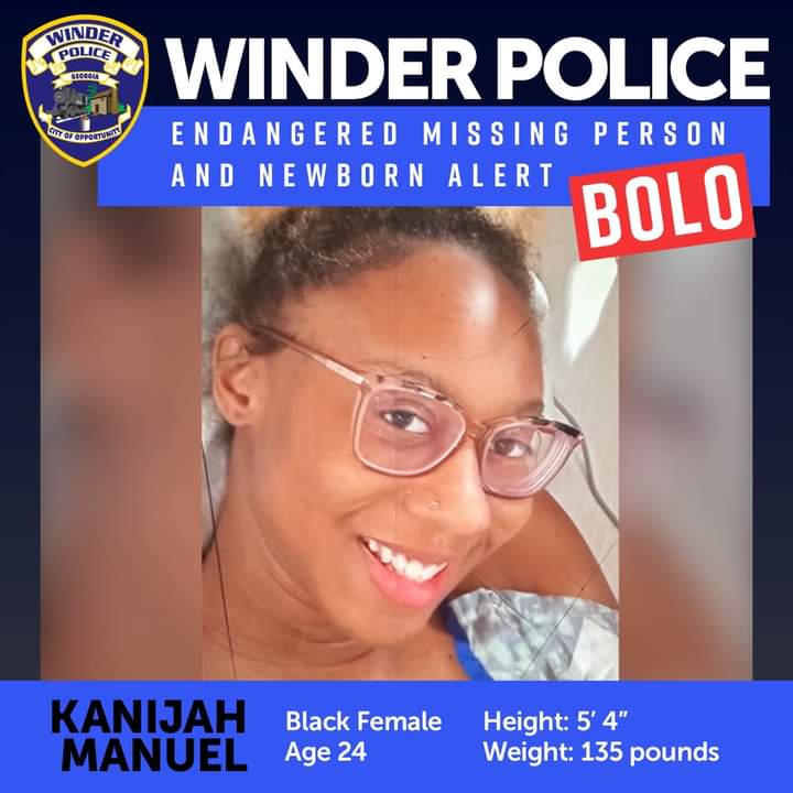 BOLO: ENDANGERED MISSING PERSON & NEWBORN