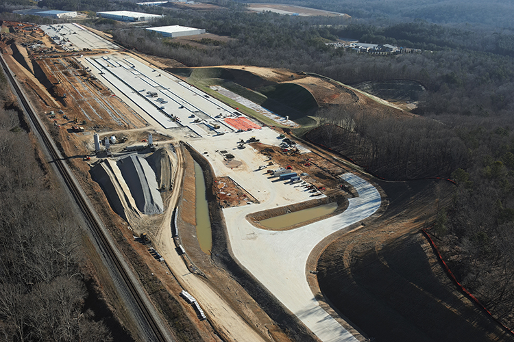 GPA's Hall Co. inland port 50% finished