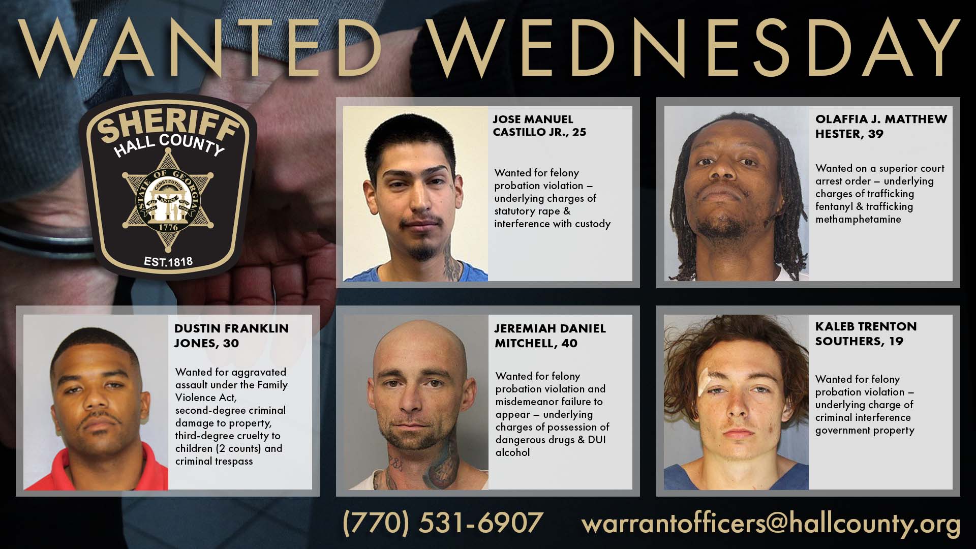 Wanted Wednesday
