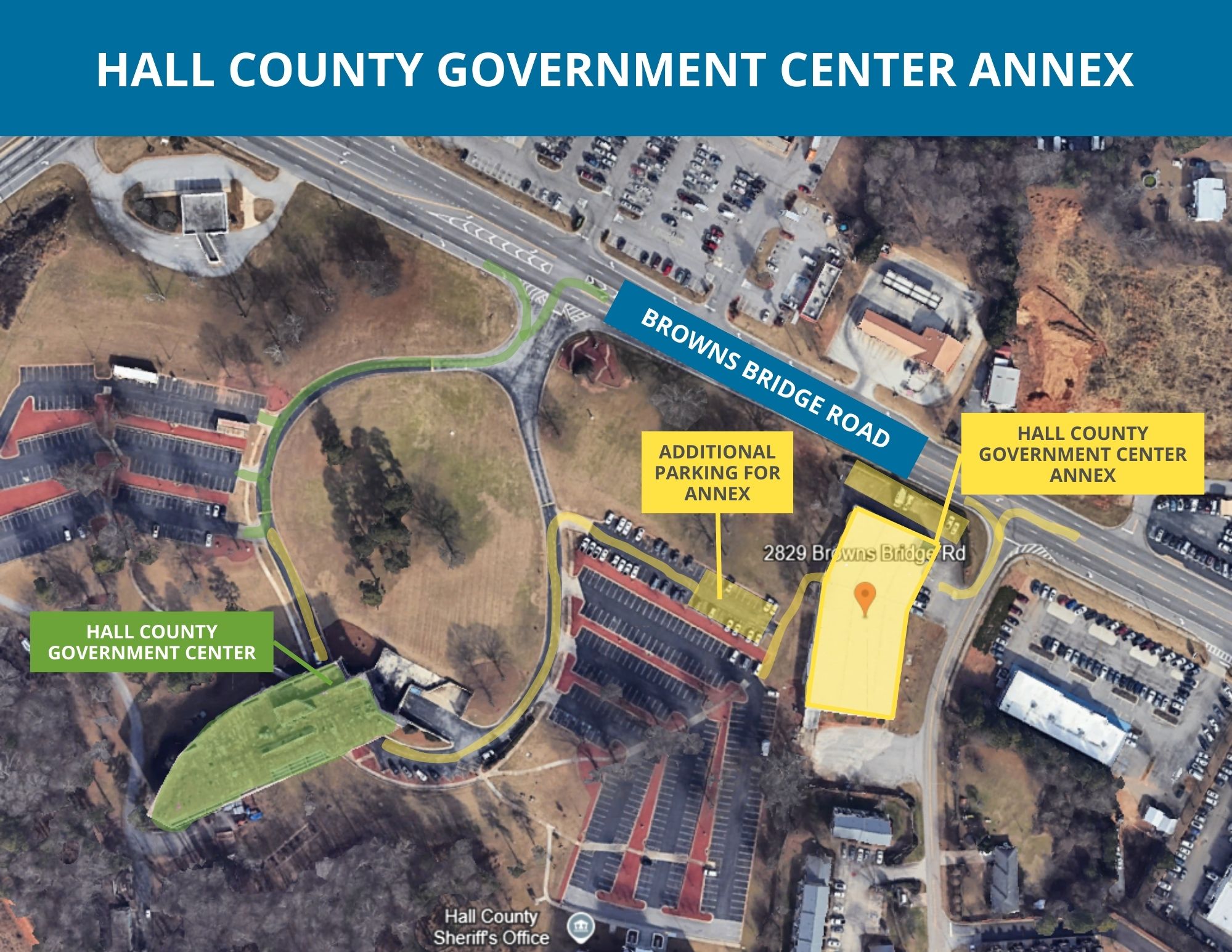 Some Hall Co. offices temporarily relocating