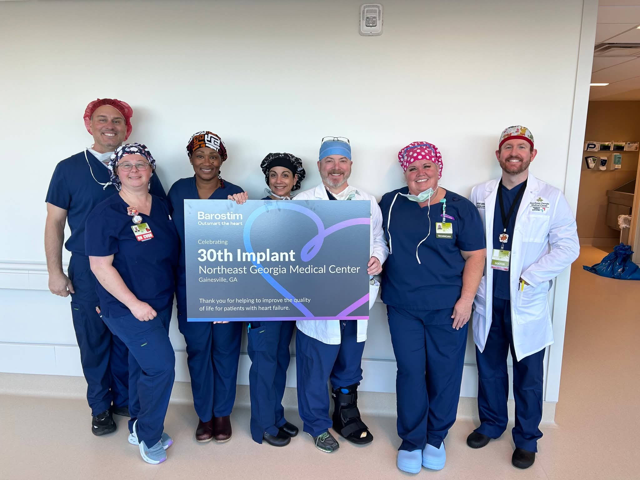 NGMC Gville/Ga. Heart Institute milestone